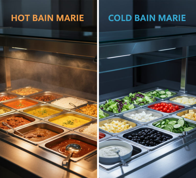 Cold Bain Marie vs Hot Bain Marie: Key Differences & Uses - Muskan ...